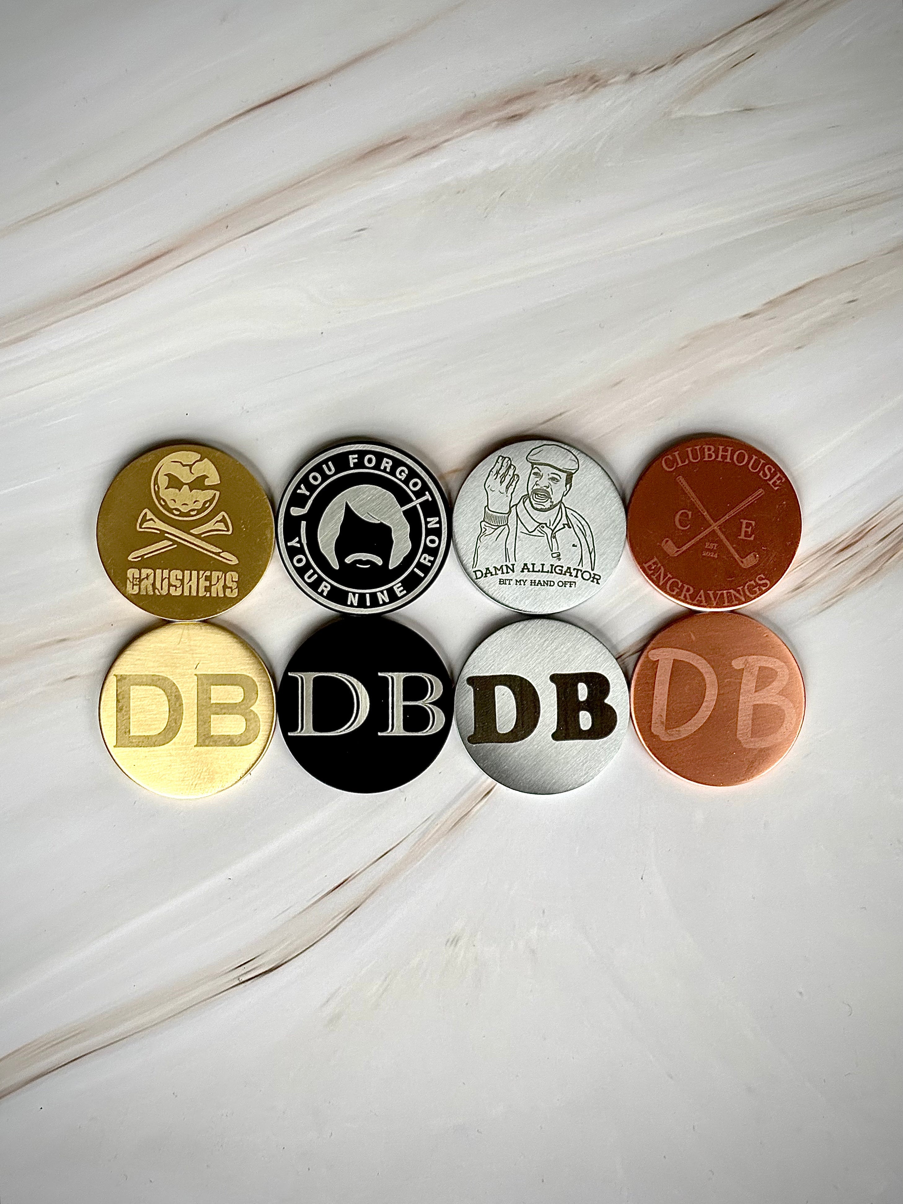 Custom Golf Ball Markers – ClubHouse Engravings