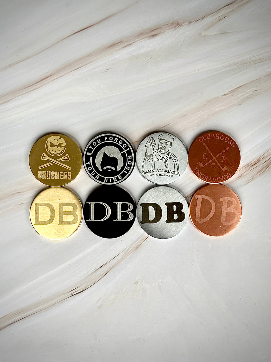 Custom Golf Ball Markers – ClubHouse Engravings